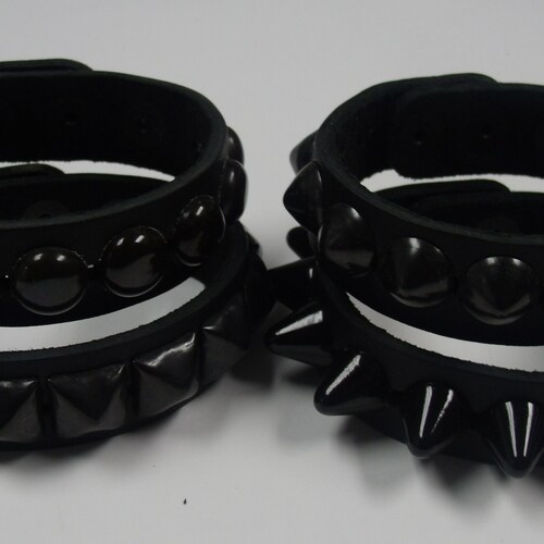 2 Row Cone Studded Bracelet - Etsy