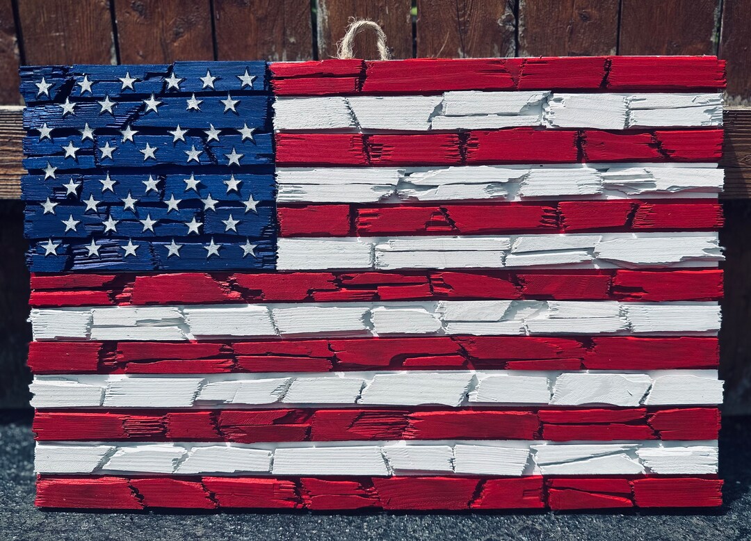 Shredded US Flag - Etsy