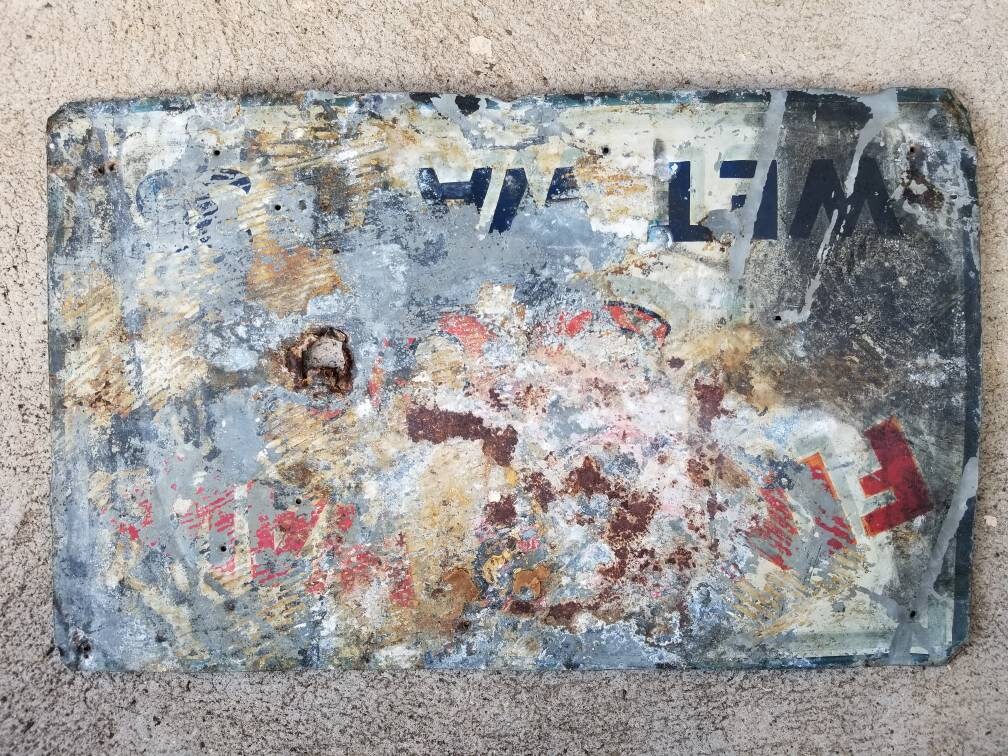 Antique Hand Painted Barber/salon Sign - Etsy