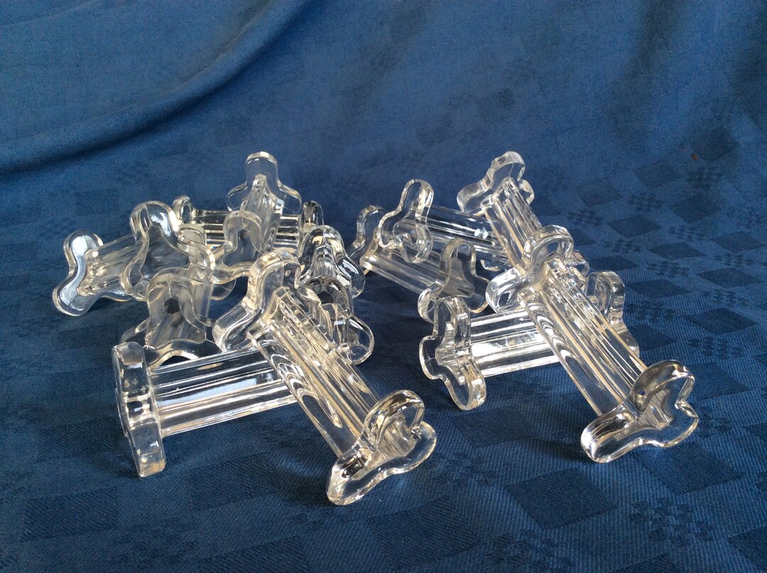 Vintage Glass Knife Rest 1950 - Etsy