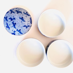 Japanese Porcelain Tiered Box, Porcelain Bento Box, Porcelain Container ...