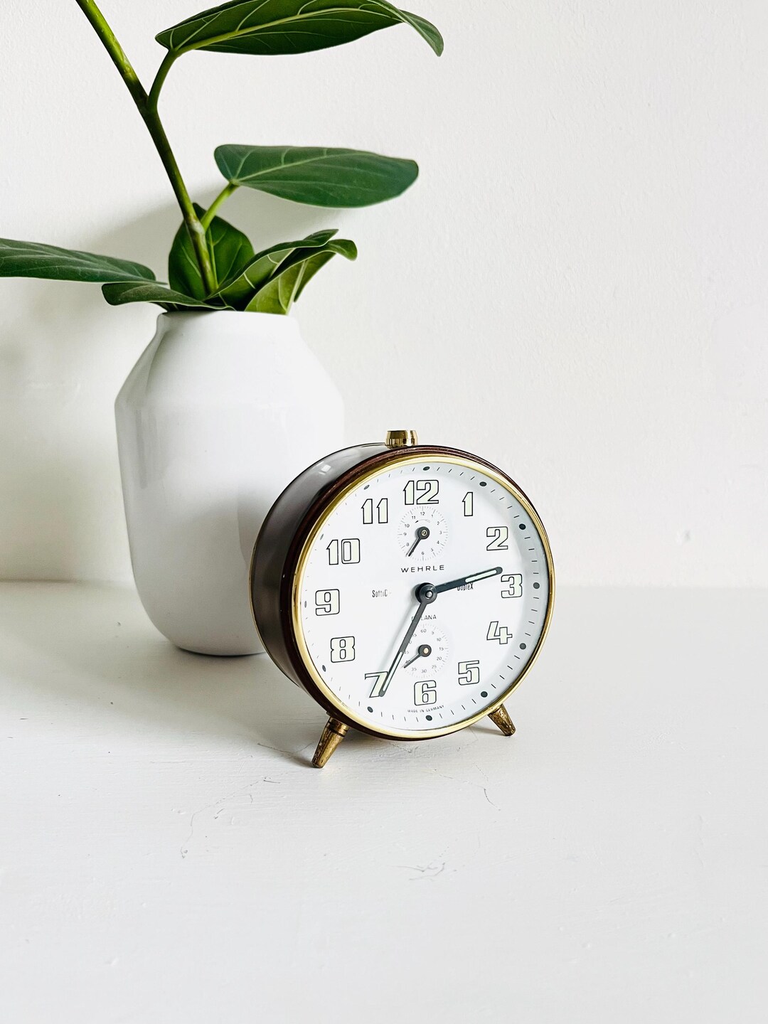 Alarm Clock, Wehrle Alarm Clock, Made in Germany, 1960s. - Etsy