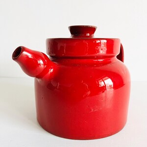 Large Red Teapot, Ceramic Teapot, 1970s Ceramic Teapot - Etsy