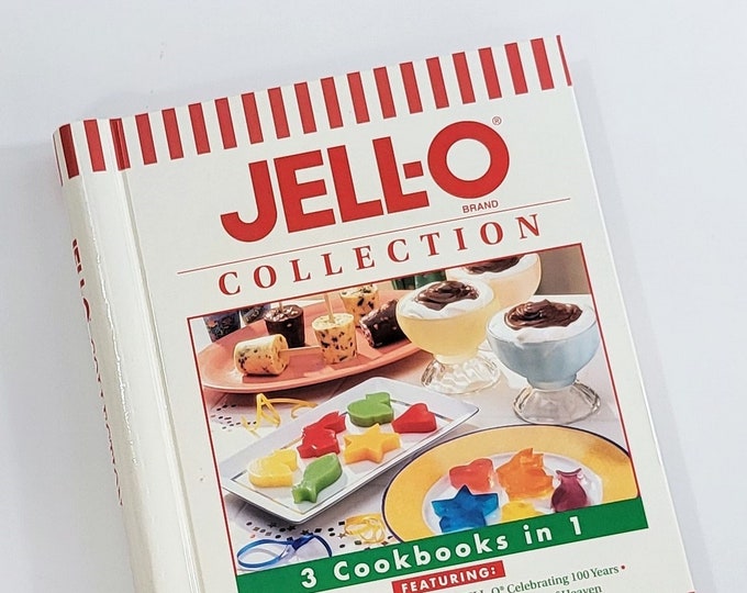 Vintage JELLO Cookbook, JELL-O Collection, Cream Cheese Cookbook, Kraft ...