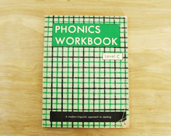 Vintage Children's Workbook Phonics Workbook Reading Workbook Unused ...