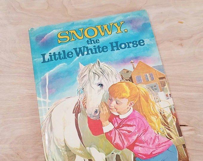 Vintage Children's Book Snowy the Little White Horse 1965 A Big Golden ...