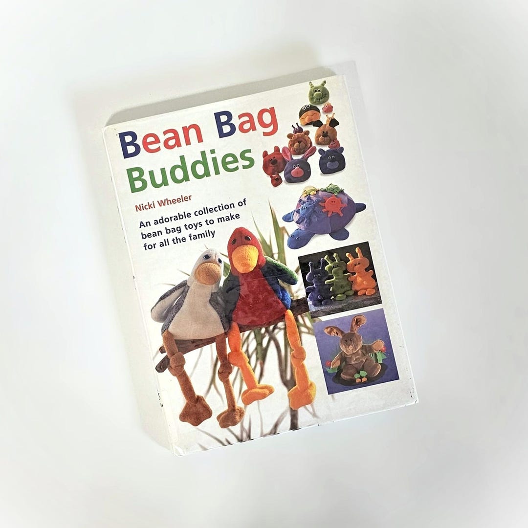 Vintage Crafting Book: Bean Bag Buddies by Nicki Wheeler, Patterns - Etsy