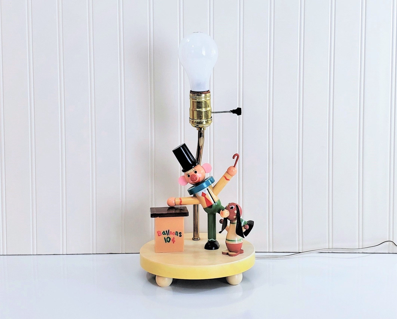 Vintage Clown Lamp Nursery Lamp And Night Light WORKS | Etsy