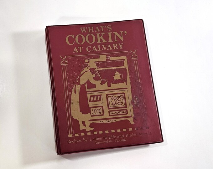 Vintage Church Cookbook, Ring Bound Cookbook, Church Ladies Cookbook ...