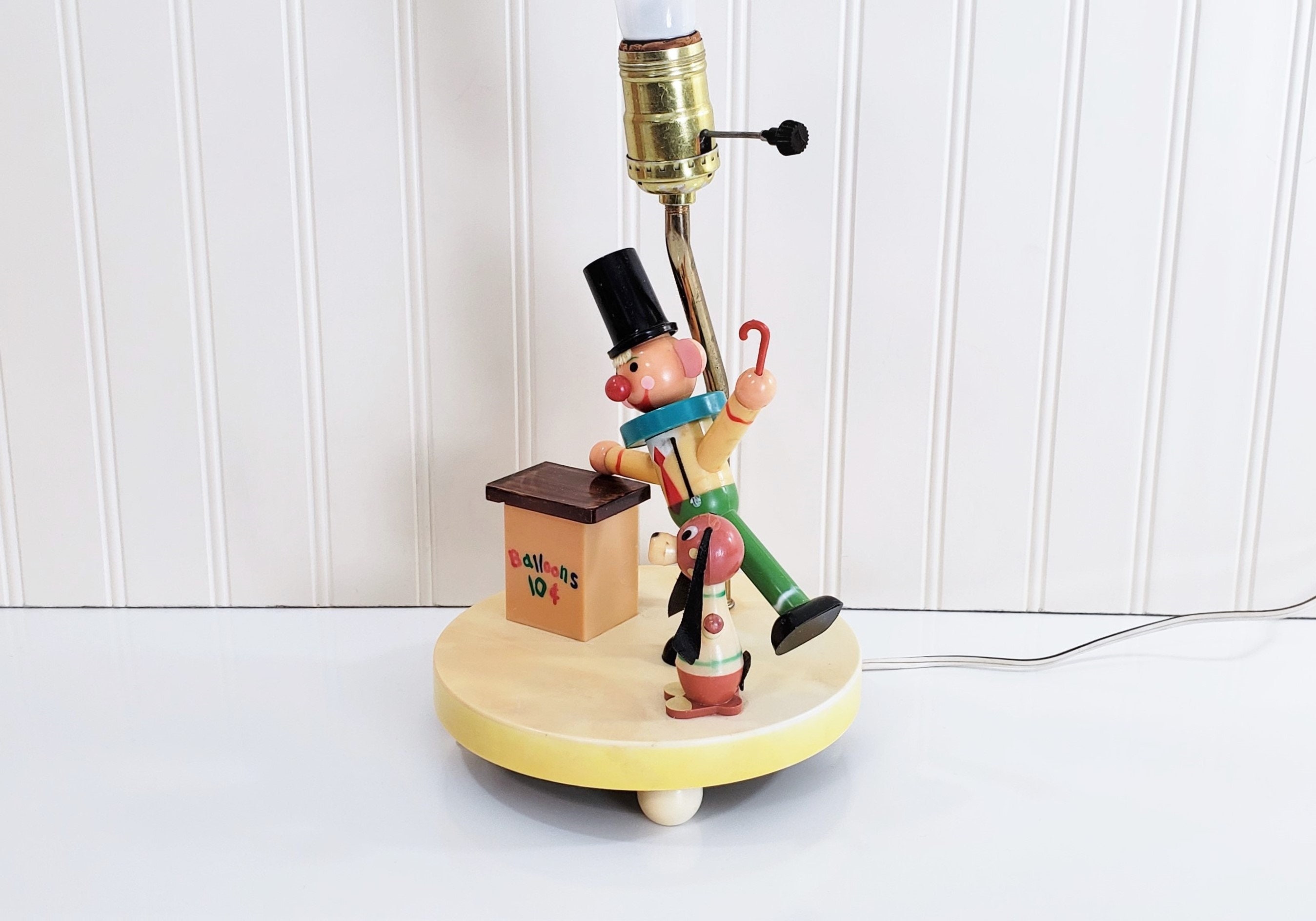 Vintage Clown Lamp Nursery Lamp And Night Light WORKS | Etsy