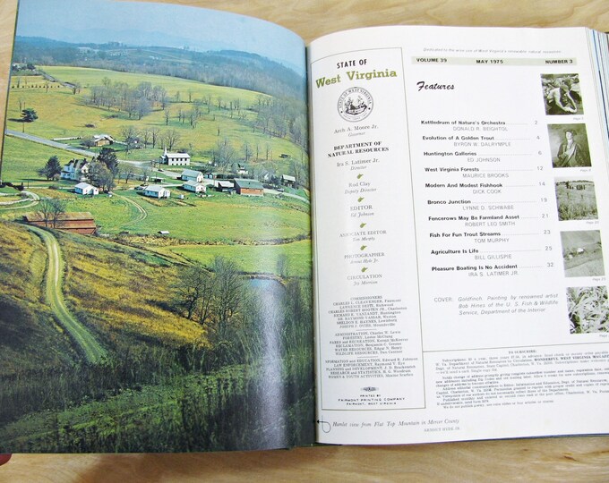 Vintage Book Wonderful West Virginia Book 1975 Wonderful West Virginia ...