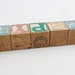 Vintage Block Welcome Sign, Alphabet Blocks, Wood Welcome Sign, Primary ...
