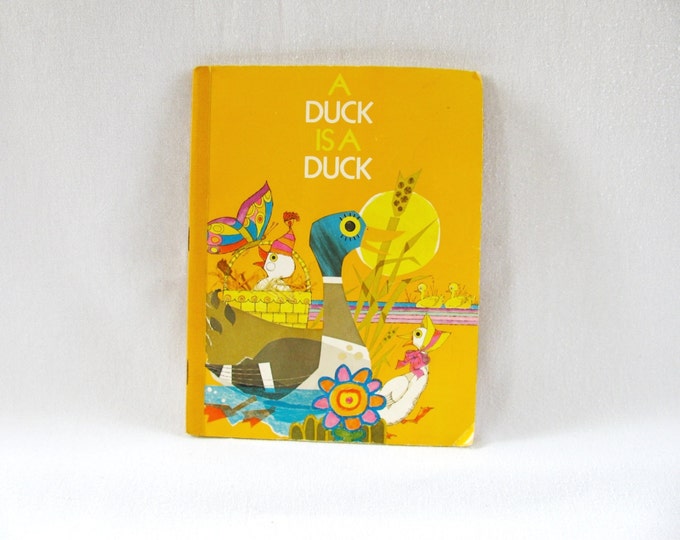 Vintage Children's Book A Duck is A Duck Early Reader Beginner Reader ...