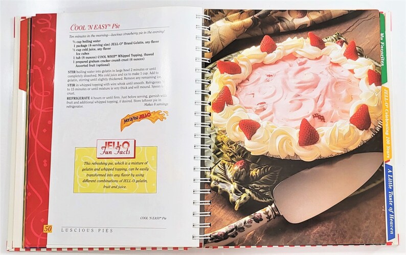 Vintage JELLO Cookbook JELL-O Collection Cream Cheese - Etsy