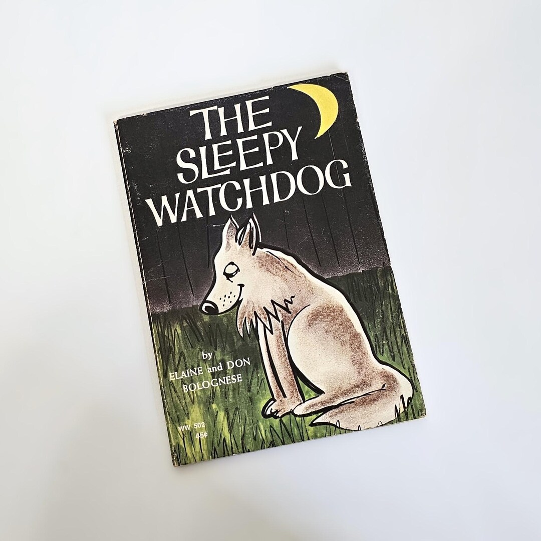 Vintage Children's Book the Sleepy Watchdog, Young Readers Press ...