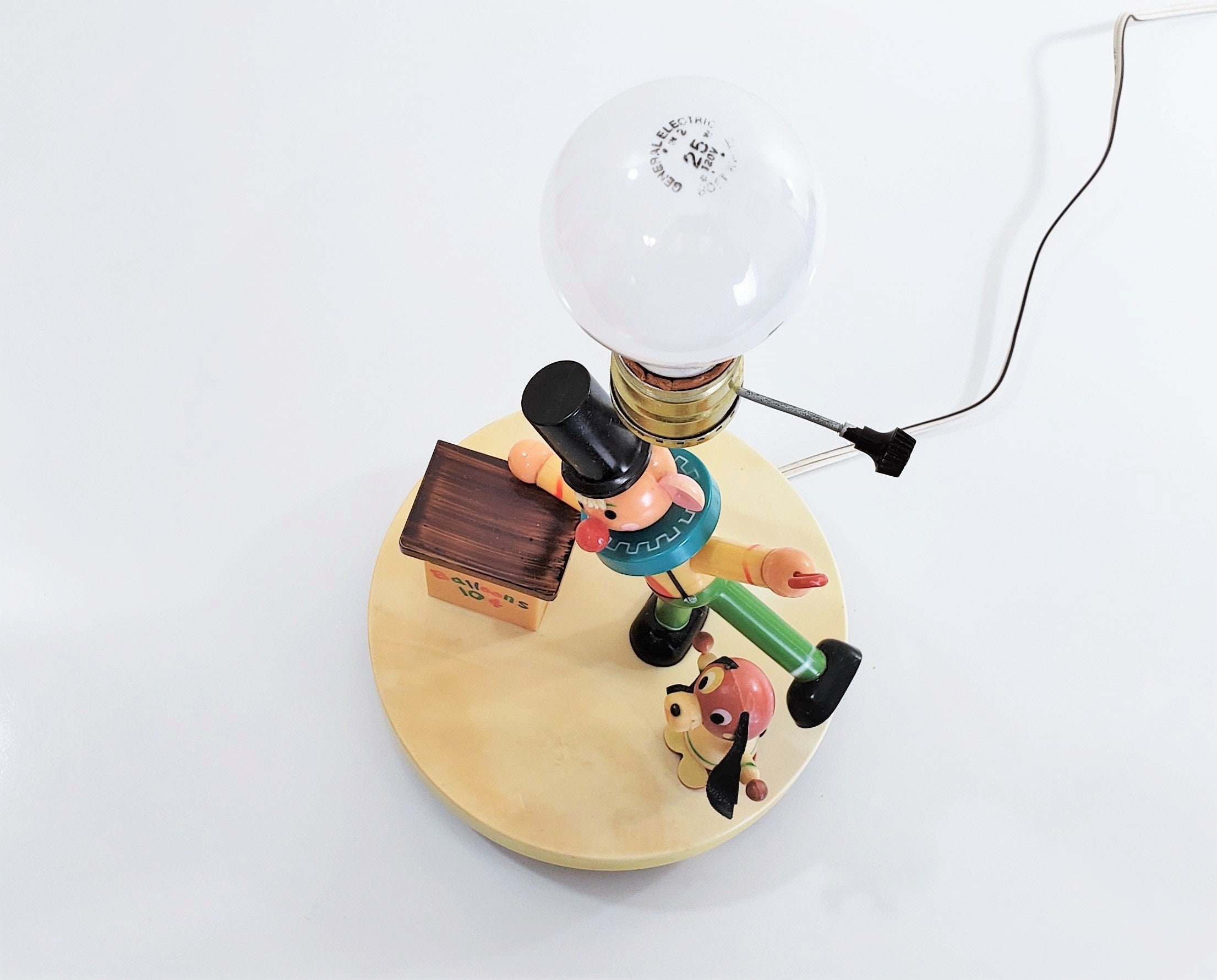 Vintage Clown Lamp Nursery Lamp And Night Light WORKS | Etsy