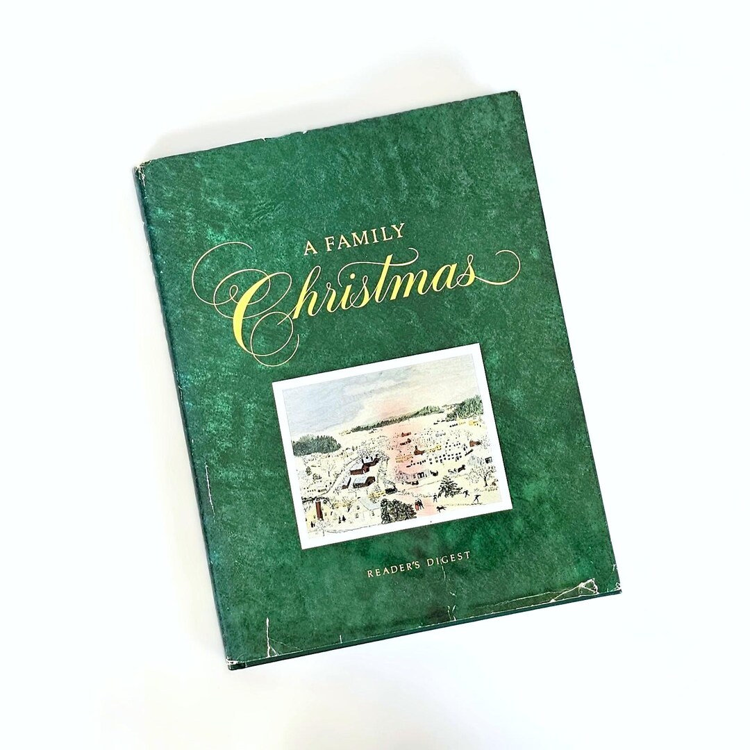 Vintage Book, Readers Digest A Family Christmas, Christmas Crafts ...