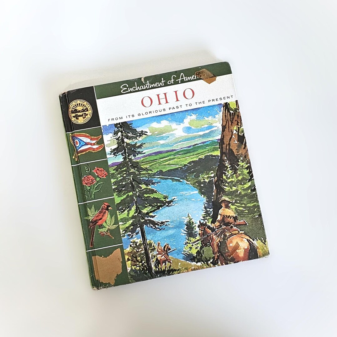 Vintage Children's Book, Ohio Book, Enchantment of America, Elementary ...