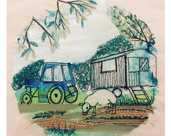 Countryside Birthday Card - Etsy UK