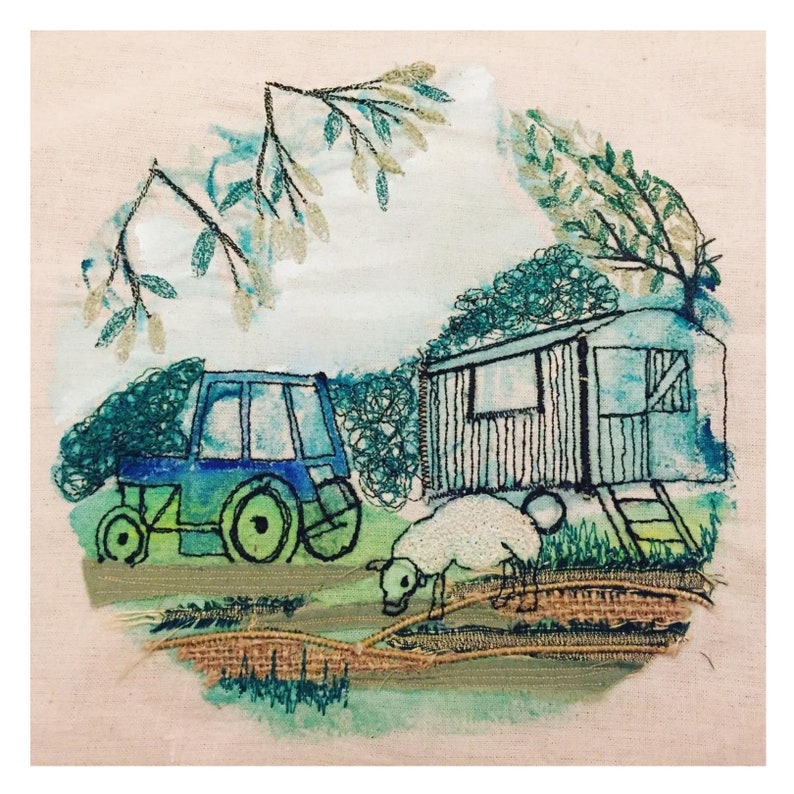 Shepherds Hut Card, Greetings Card, Orchard Shepherds Hut, Countryside ...