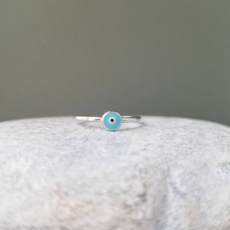 Evil Eye Ring - Etsy