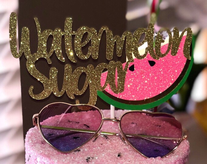 Watermelon Sugar I Harry Styles Birthday Cake Topper I Cake - Etsy