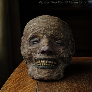 Realistic Human Skull Replica mummified Head Life Size Mummy Made From ...