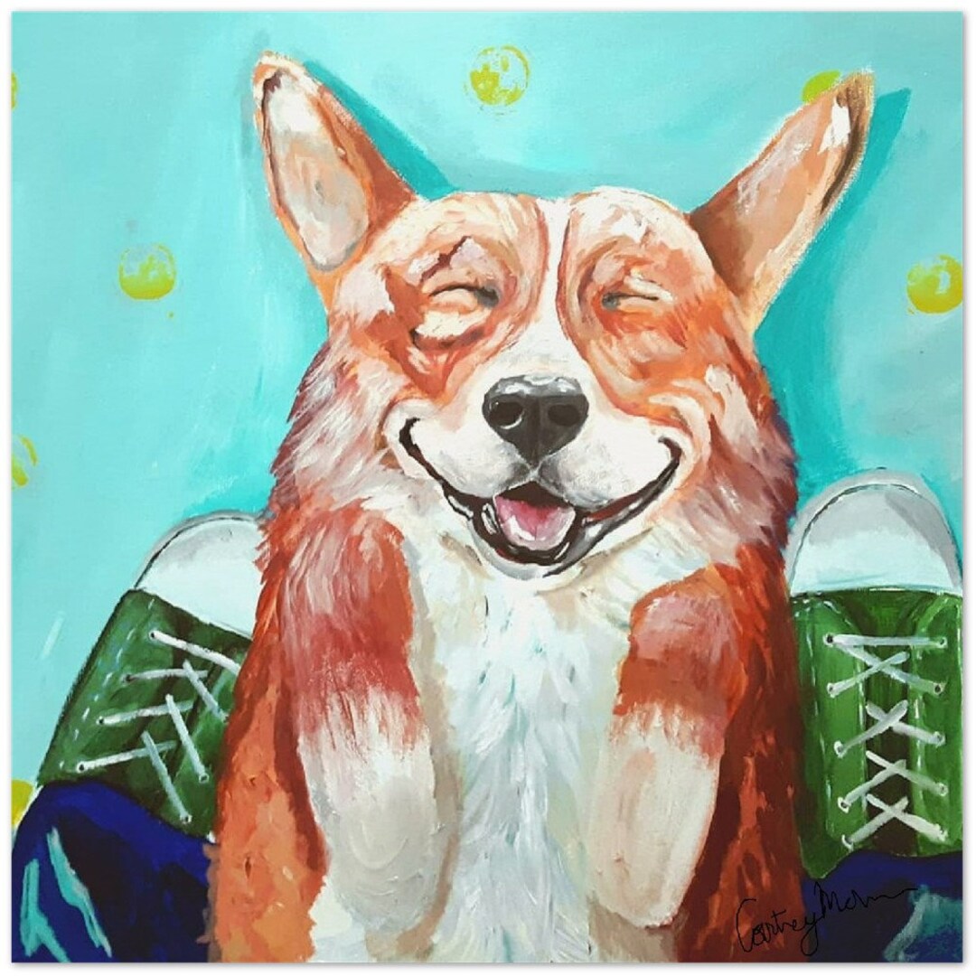 Corgi Art Print Museum-quality Matte Paper Poster Corgi Gift - Etsy