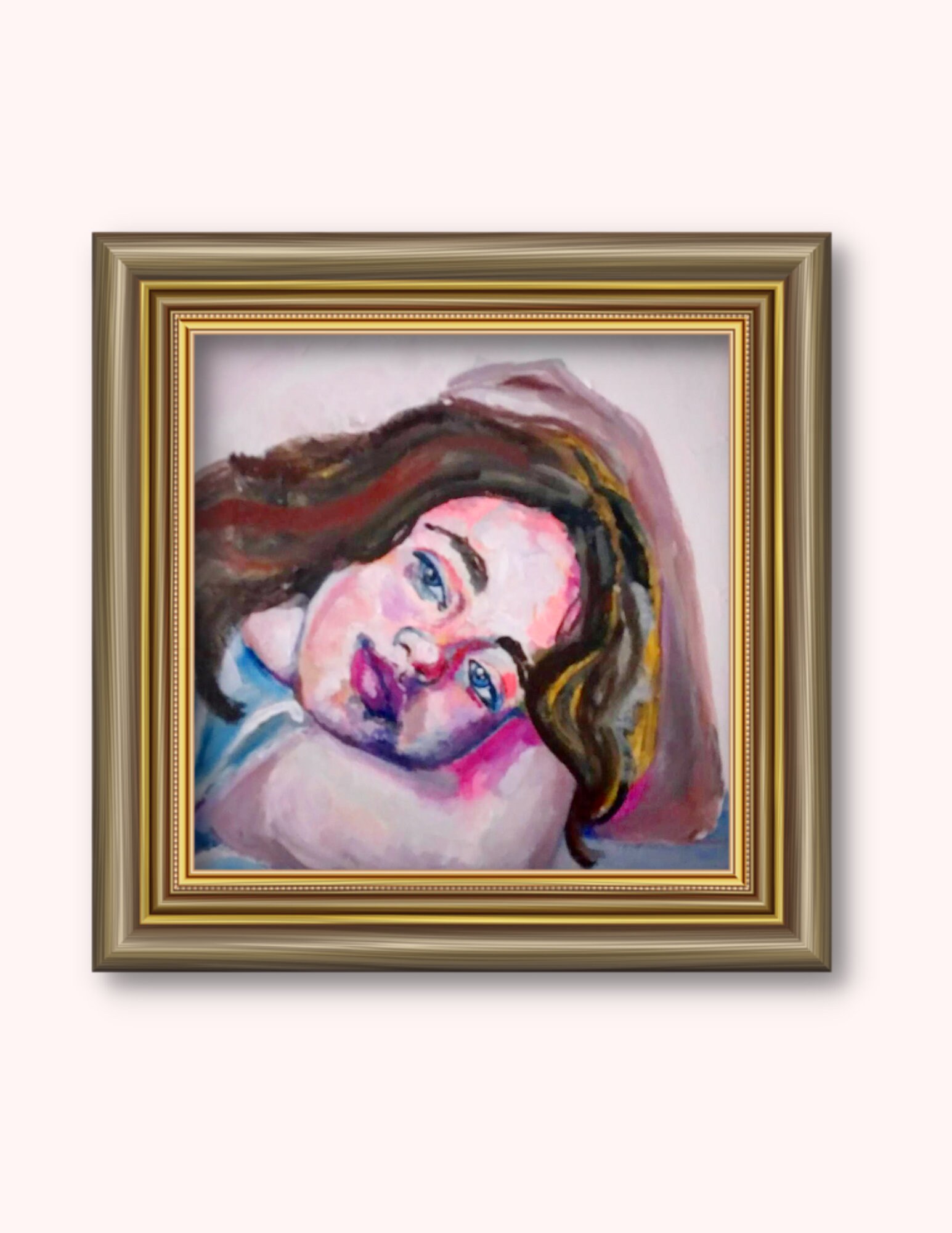 Dreamy Girl, Pink Girl Portrait, Daydreaming Girl, Girl Dreaming, Girl ...