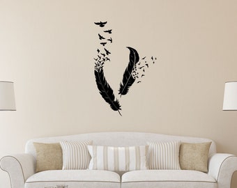 Flying Birds Decal - Etsy