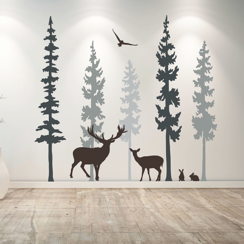 Woodland Decal - Etsy