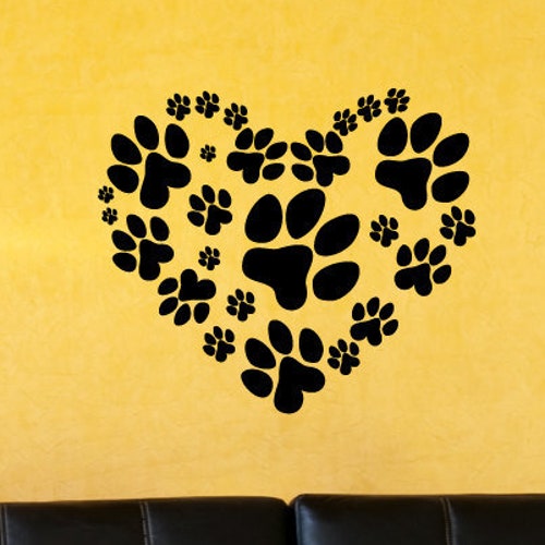 Dog Decal Dog Decor Dog Vinyl Decal Dog Vinyl Dog Wall | Etsy