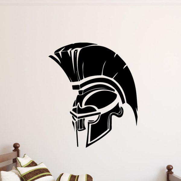 Spartan Helmet Decal - Etsy