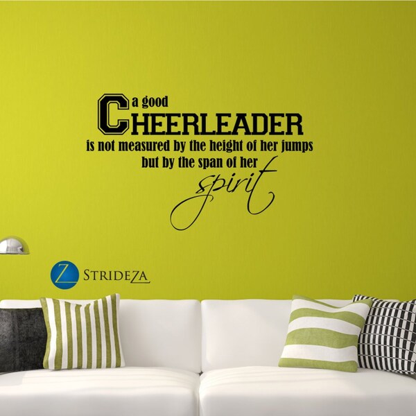 Cheerleader Decal - Etsy