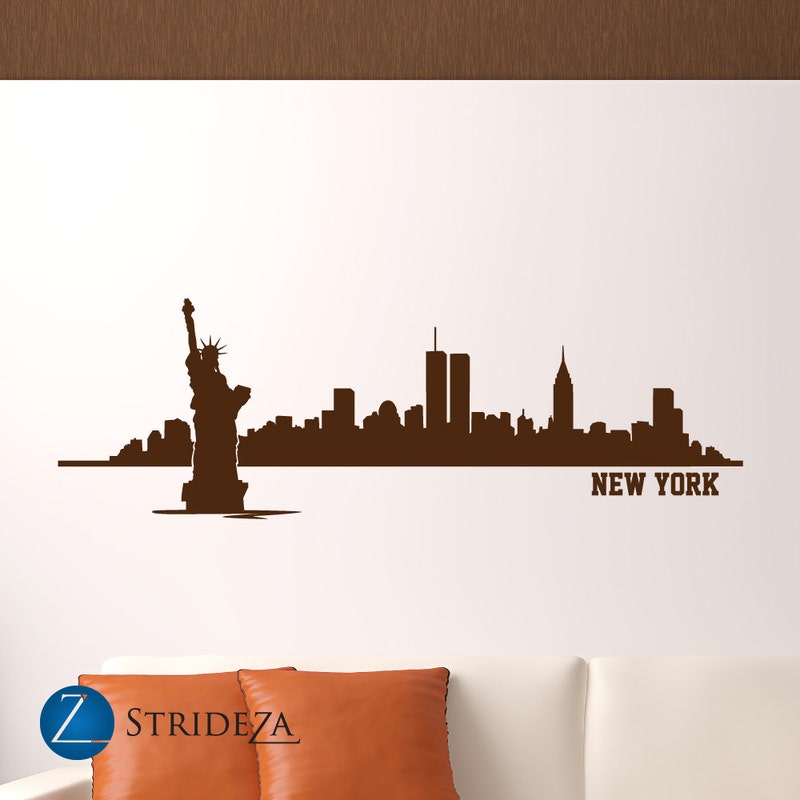 Nyc Skyline Decal - Etsy