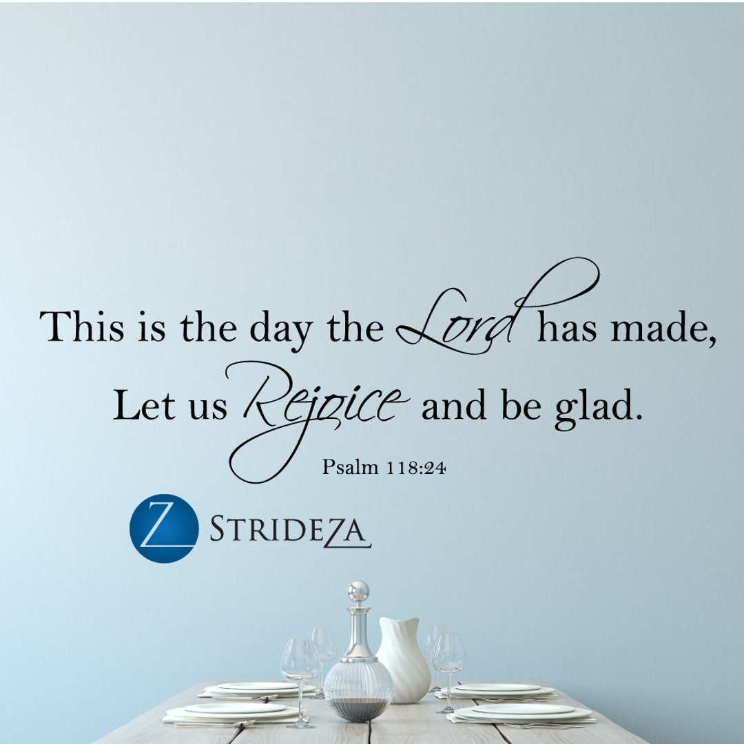 This is the Day the Lord Has Made Faith Sticker Christian Label ...