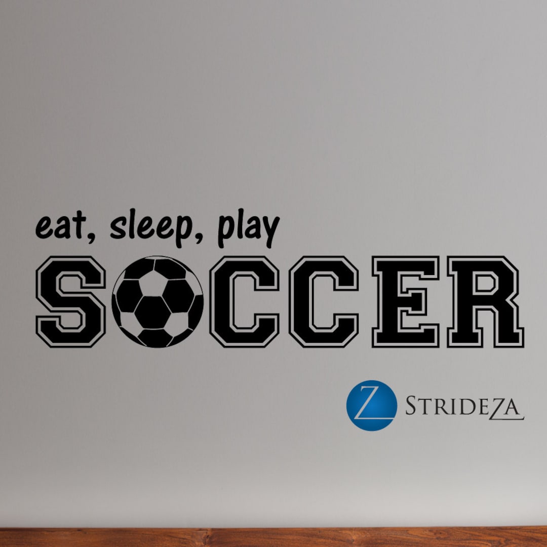 Soccer Ball Wall Decal Soccer Wall Decor Decals for Bedroom Walls ...