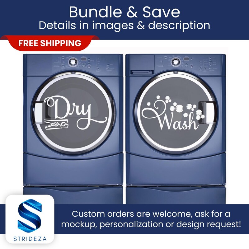 Laundry Vinyl Decal - Etsy