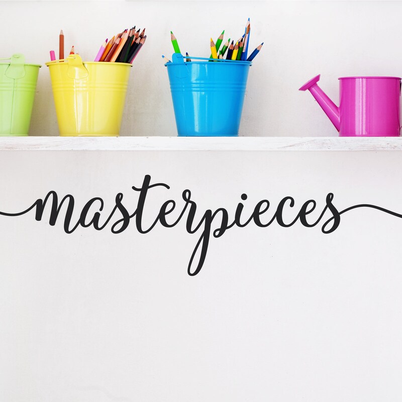 Masterpieces Wall Decal - Etsy