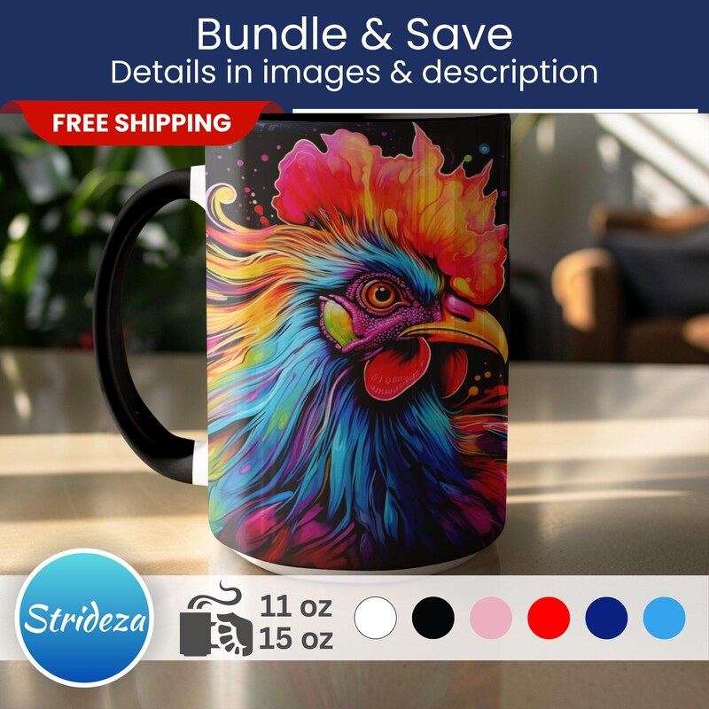 Rooster Coffee Mug - Etsy
