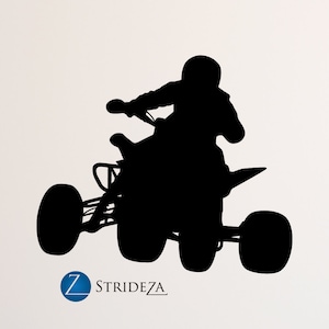 4 Wheeler Decal Atv Decal Kids Life Decal Quad Bike Decal Four Wheeler ...