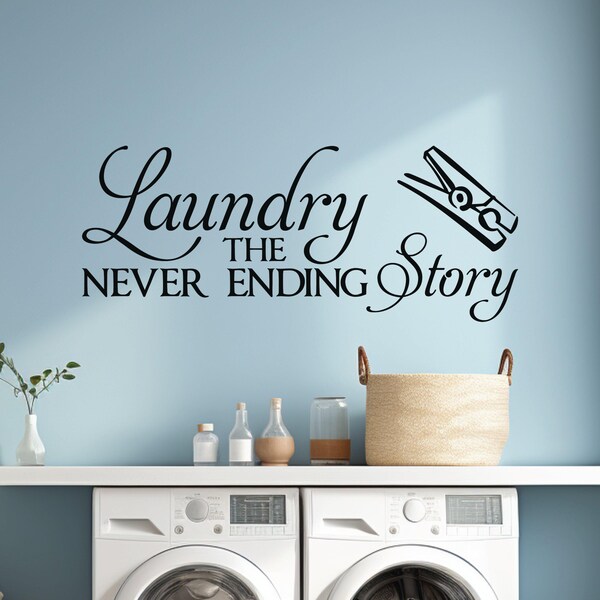 Laundry Room Wall Decal - Etsy