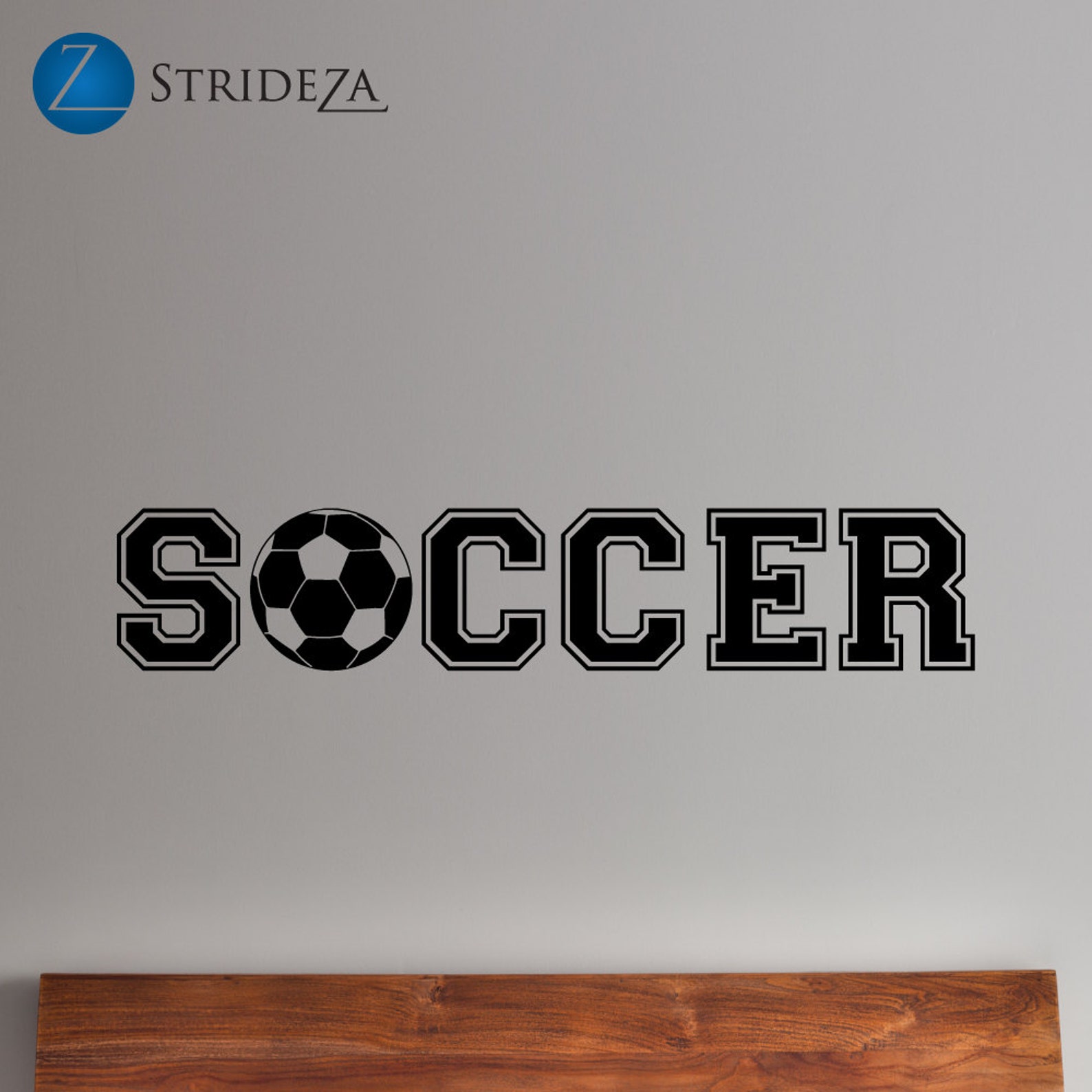 Soccer Wall Decal Soccer Decal Soccer Ball Soccer Decor - Etsy