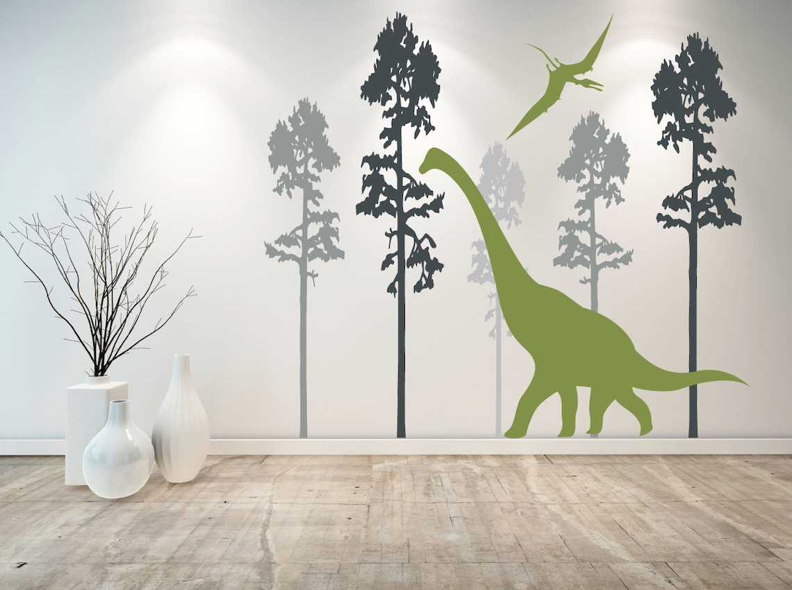 Dinosaur Wall Decor Dino Wall Decal Large Wall Decal Wall - Etsy Australia