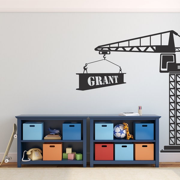 Crane Wall Decal - Etsy
