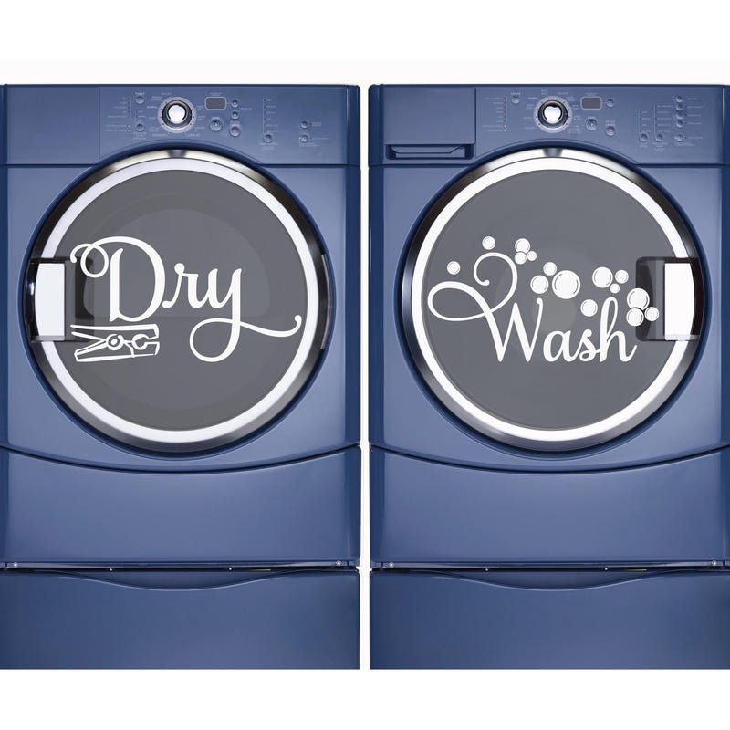 Laundry Vinyl Decal - Etsy