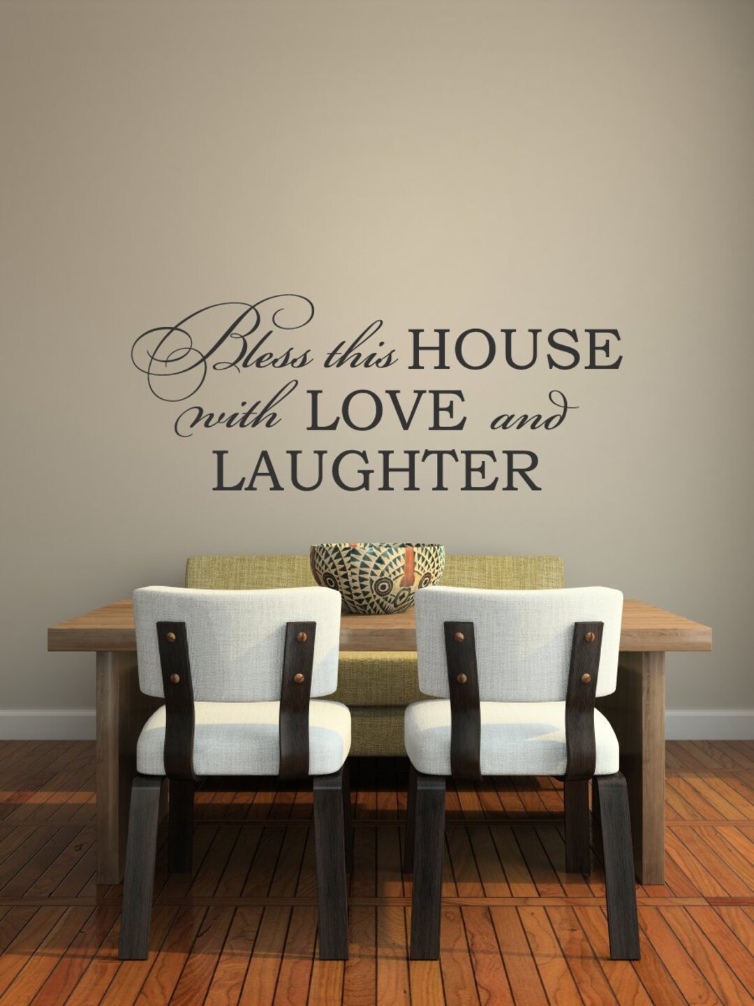 Bless This Home Wall Decal Quote Home Decoration Religious - Etsy