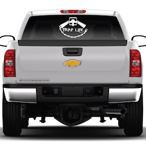 Trapper Vinyl Decal, Trapper Decal, Trapper Sticker, Trapper Car ...