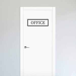 Office Door Sticker Office Door Decal Private Door Decal Office Door ...