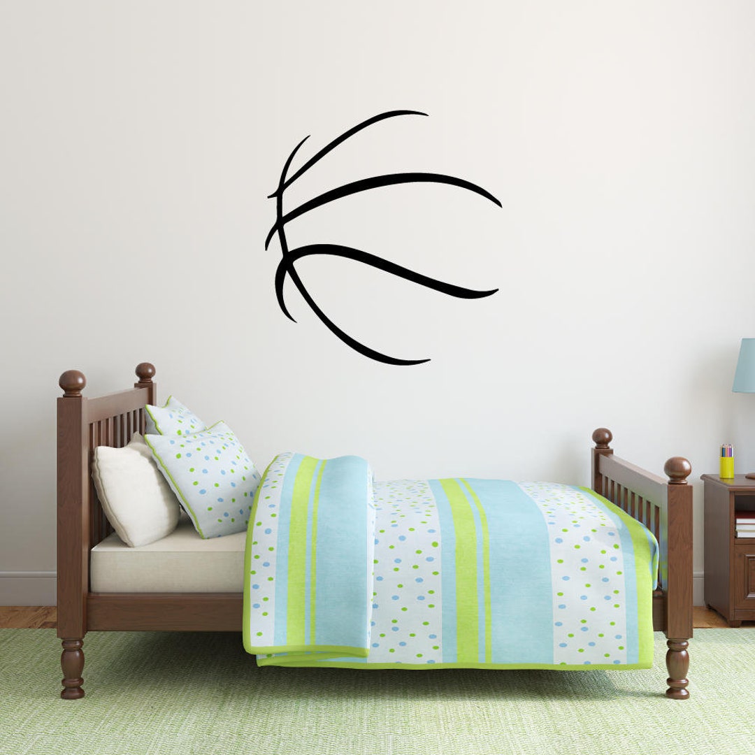 Basketball Decal, Basketball Decor, Boys Room Decor, Boys Room Decal ...